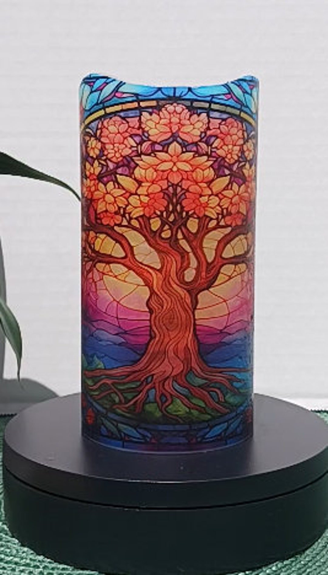 Tree of Life - Flameless Candles - Free Gift Box - Batteries Included ...