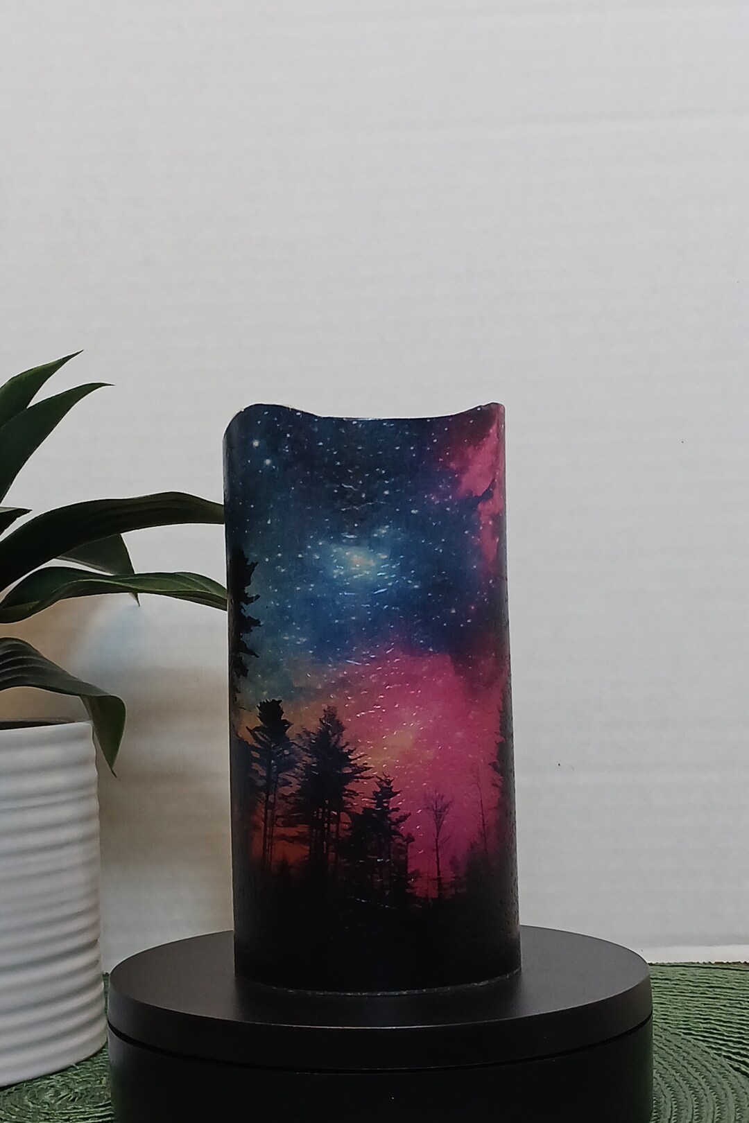 Fiery Night Sky - Flameless Candles - Free Gift Box - Batteries ...