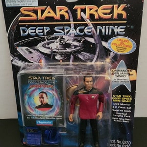 1995 Playmates Toys Star Trek Deep Space Nine Benjamin Sisko Action ...