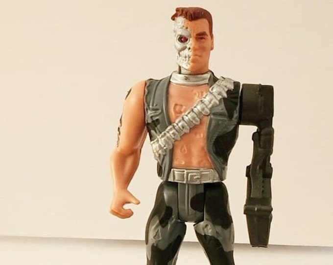 1992 Kenner Terminator 2 Future War 3 Strike Terminator Action Figure ...