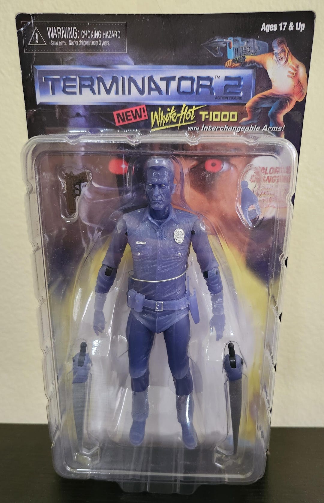 Neca Terminator 2 White Hot T-1000 Action Figure New Sealed Package - Etsy