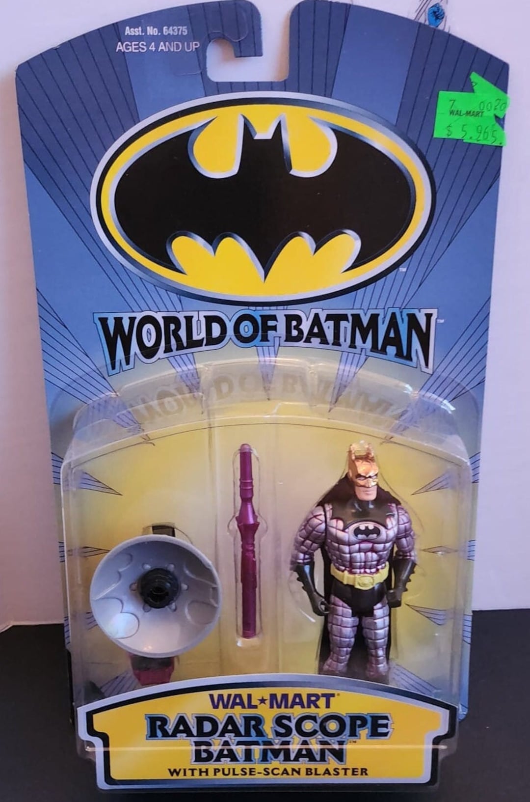 1999 Kenner World of Batman Radar Scope Batman Action Figure New Sealed ...