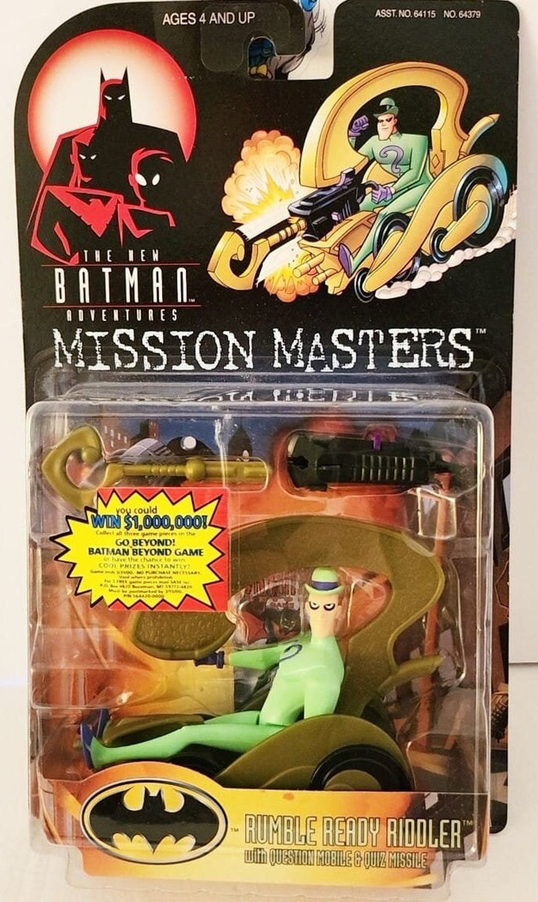 1999 Kenner the New Batman Adventures Mission Masters Rumble Ready ...