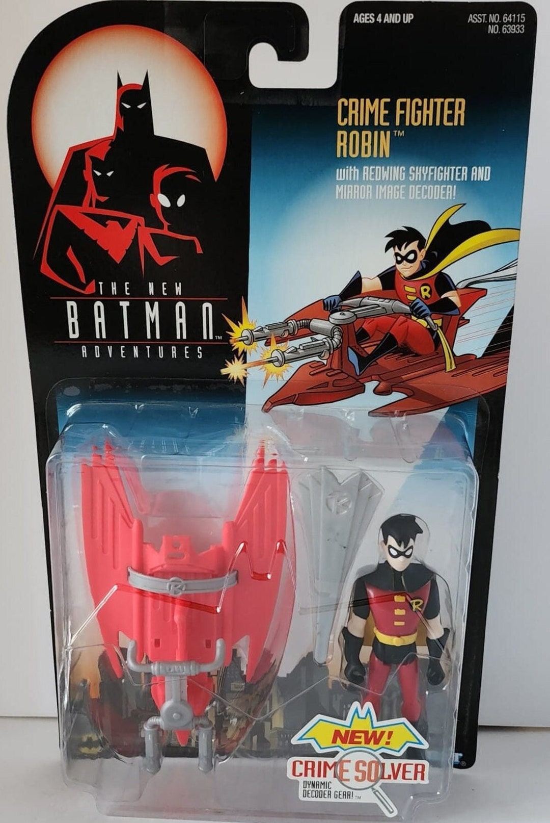 1997 Kenner the New Batman Adventures Crime Fighter Robin Action Figure ...