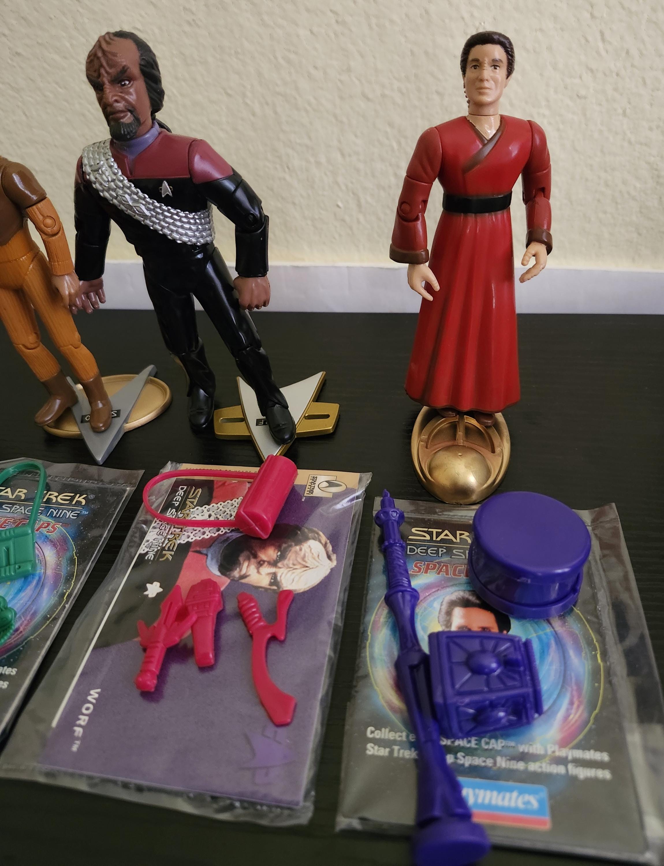1994 Playmates Toys Star Trek Deep Space Nine Action Figure Lot of 4 ...