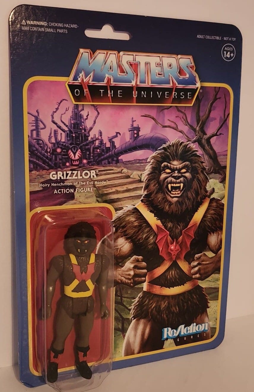 Super7 Masters of the Universe Dark Face Grizzlor Reaction - Etsy