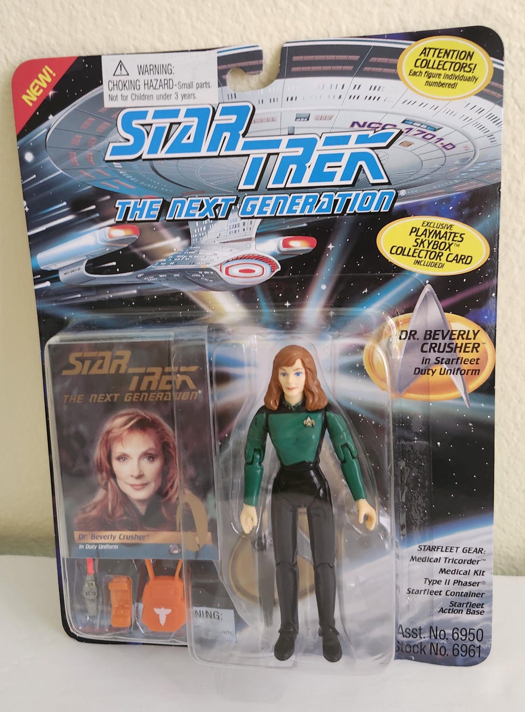 1994 Playmates Toys Star Trek the Next Generation Dr Beverly Crusher ...