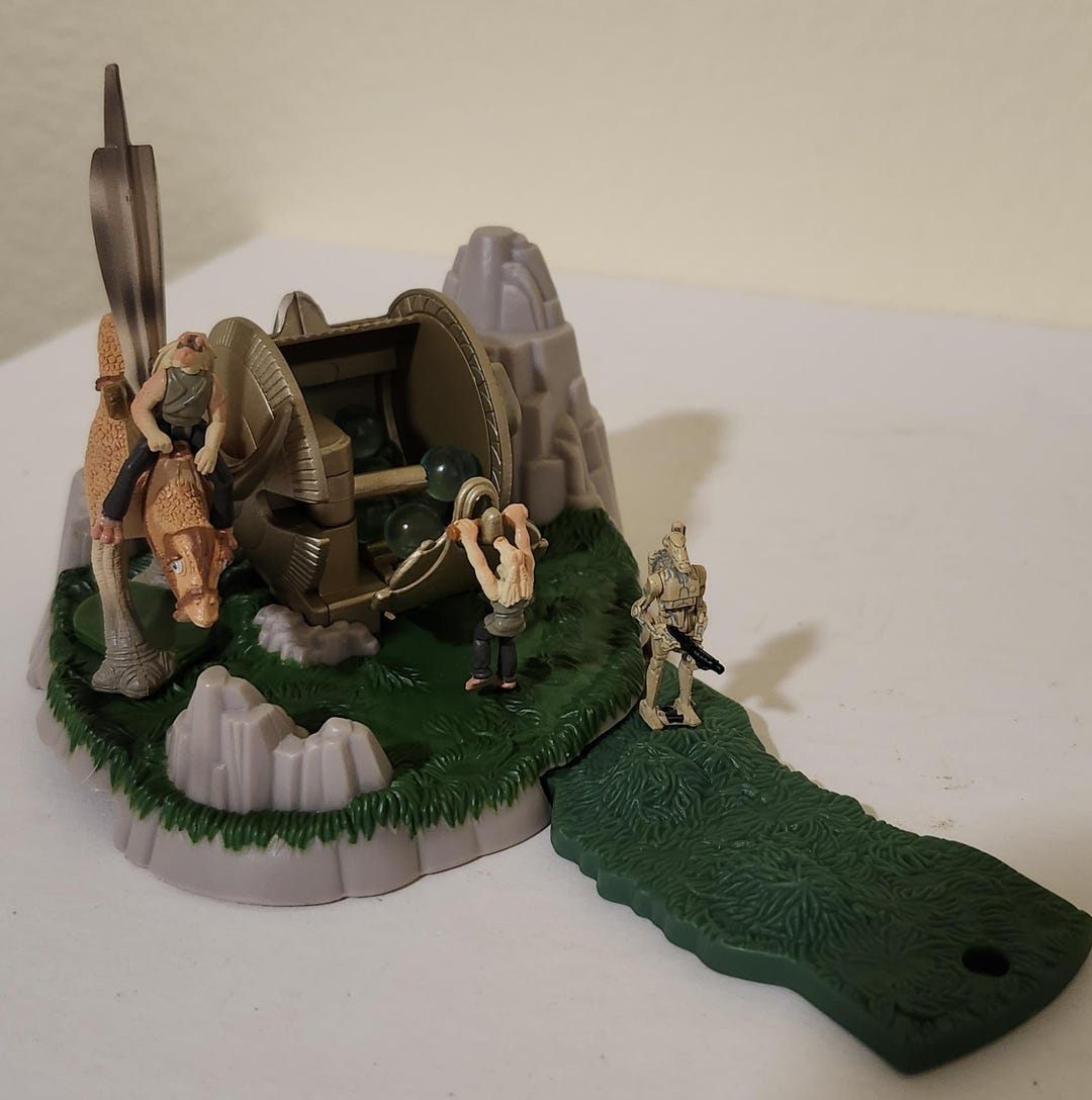 1998 Galoob Star Wars Episode 1 Action Fleet Gungan Assault Mini Action ...