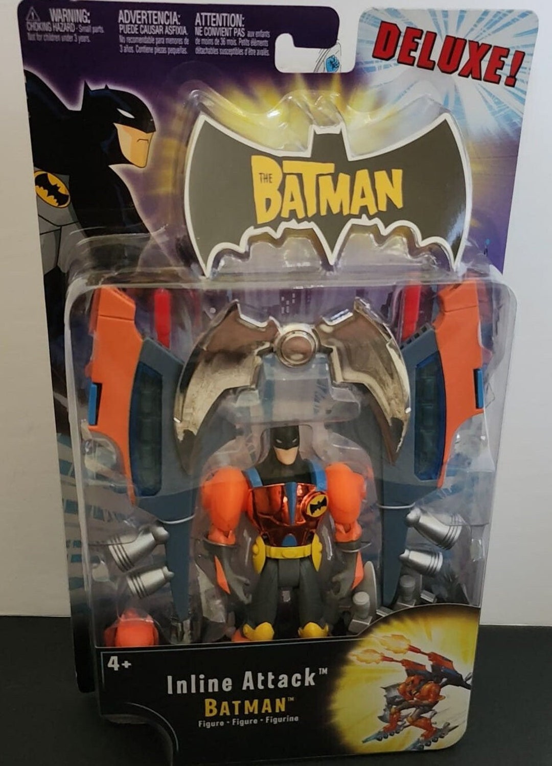 2004 Mattel the Batman Inline Attack Batman Action Figure New Sealed ...