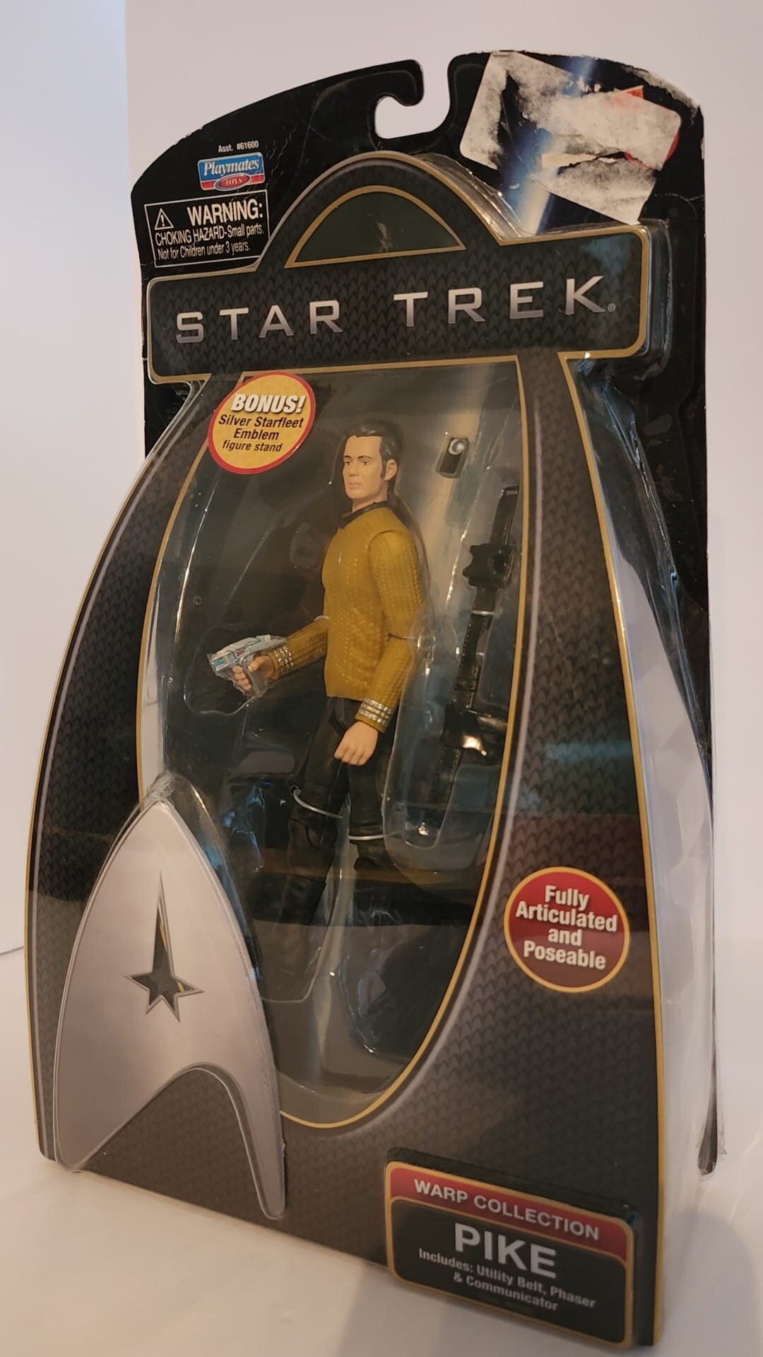 Playmates Toys Star Trek Warp Collection Pike Action Figure New Sealed ...