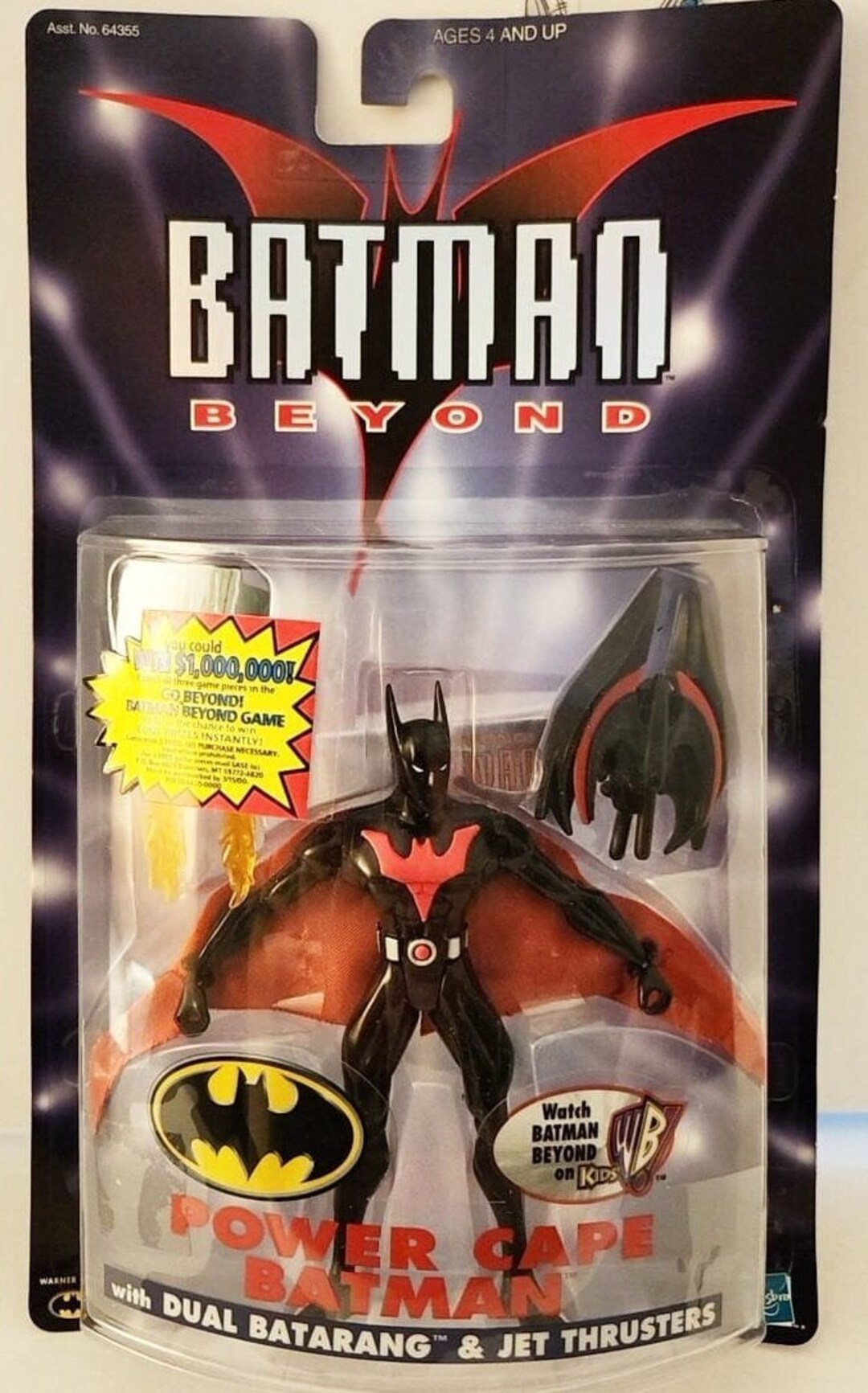 1999 Hasbro Batman Beyond Power Cape Batman Action Figure New Sealed ...