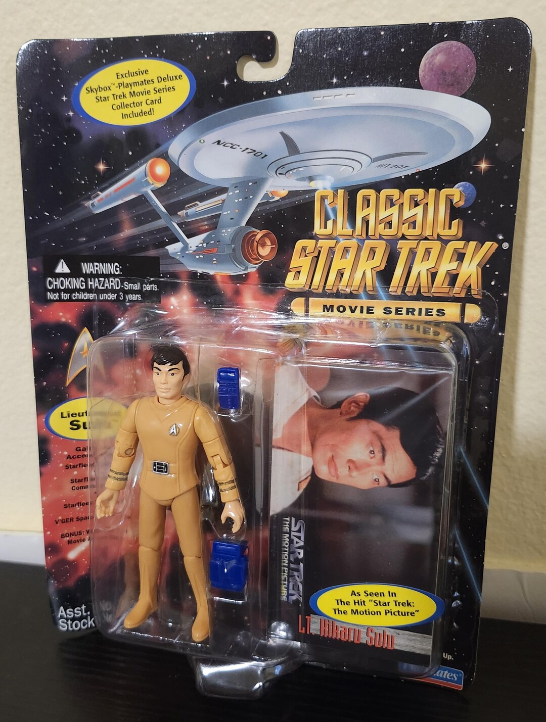 1995 Playmates Star Trek Movie Series Lieutenant Sulu Action Figure New ...
