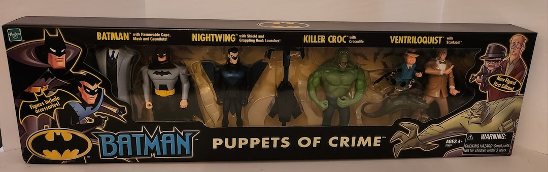2002 Hasbro Batman Puppets of Crime Action Figures Set New in Sealed ...