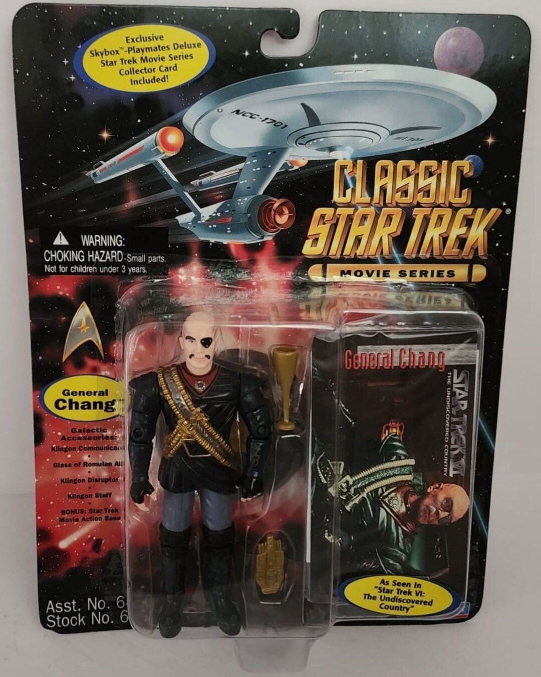 1995 Playmates Toys Classic Star Trek Movie Series General Chang Action ...