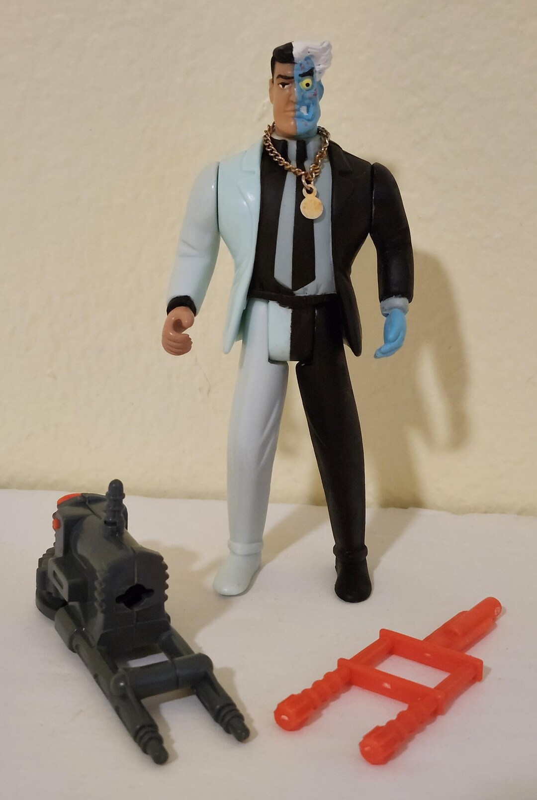 1993 Kenner Batman Animated Series Two-face Action Figure Complete Nice ...
