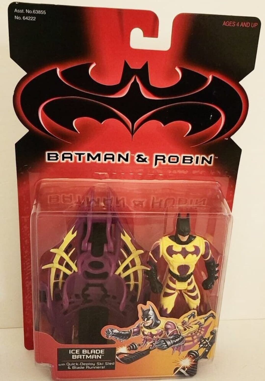 1997 Kenner Batman & Robin Batman and Robin Ice Blade Batman Action ...