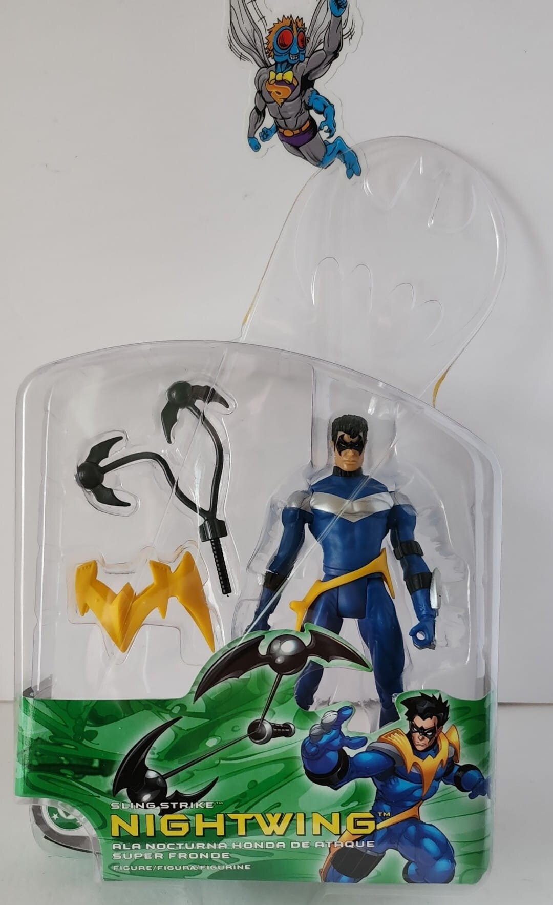 2004 Mattel DC Comics Batman Sling Strike Nightwing Action Figure New ...