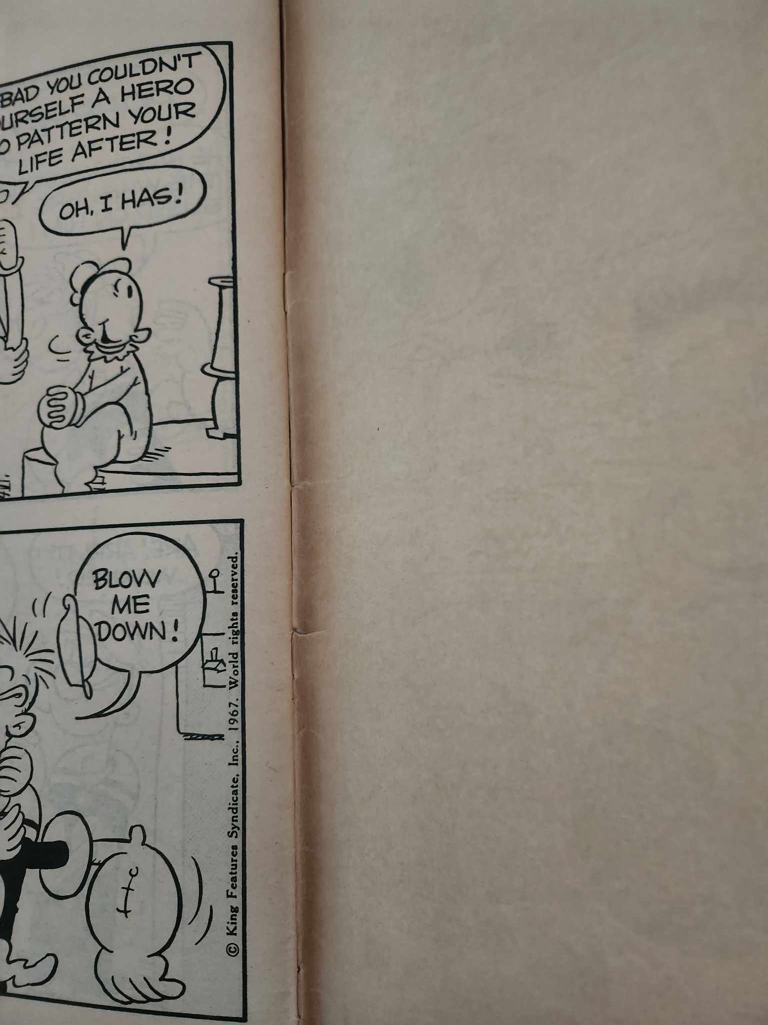 1972 Popeye Giant Comic Book 7 Good Mid Grade Condition 11 X - Etsy