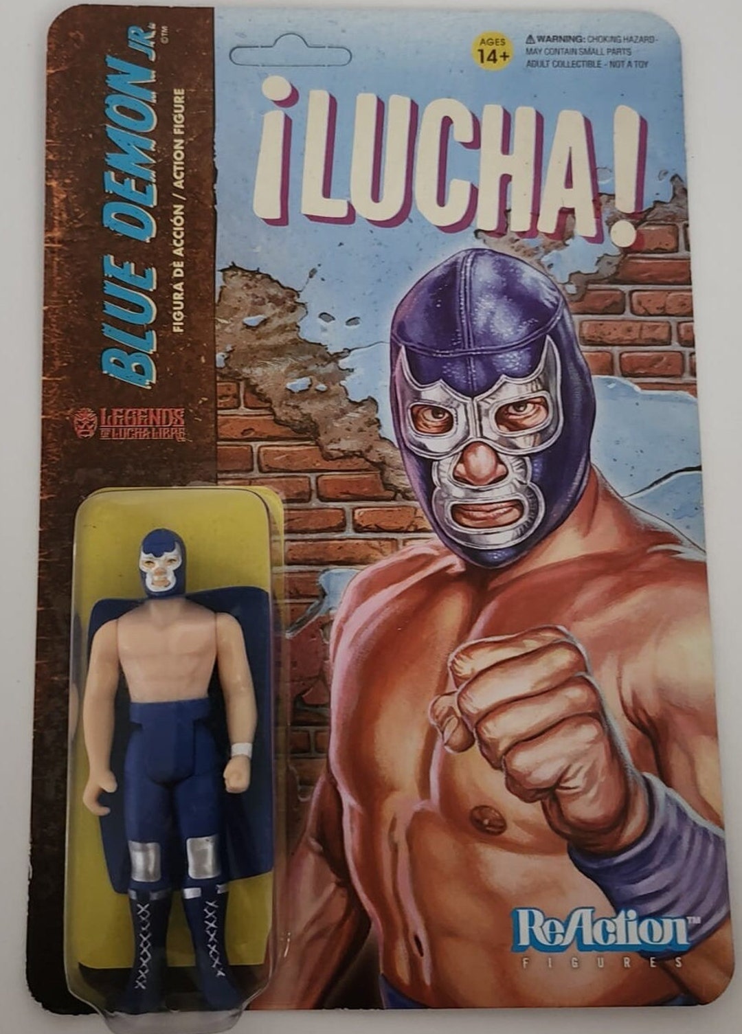 Legends of Lucha Libre Blue Demon Jr Reaction Figure New - Etsy