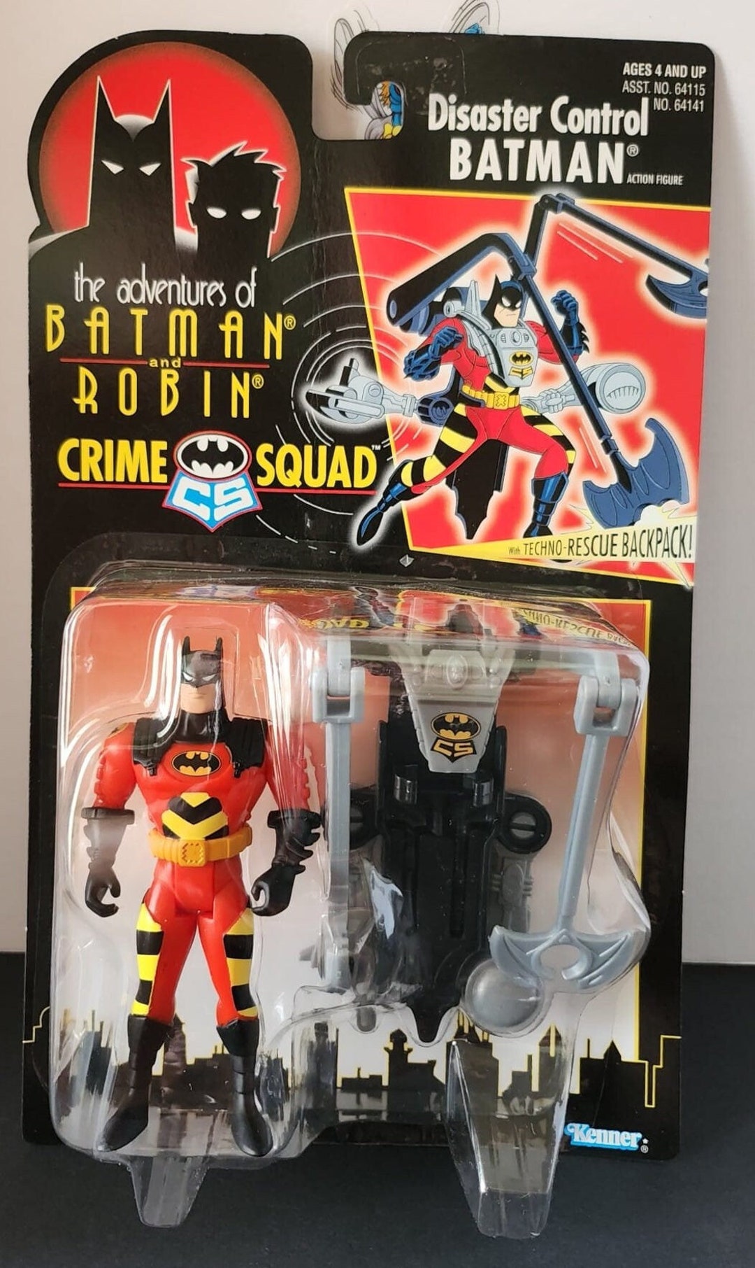 1996 Kenner the Adventures of Batman and Robin Disaster Control Batman ...