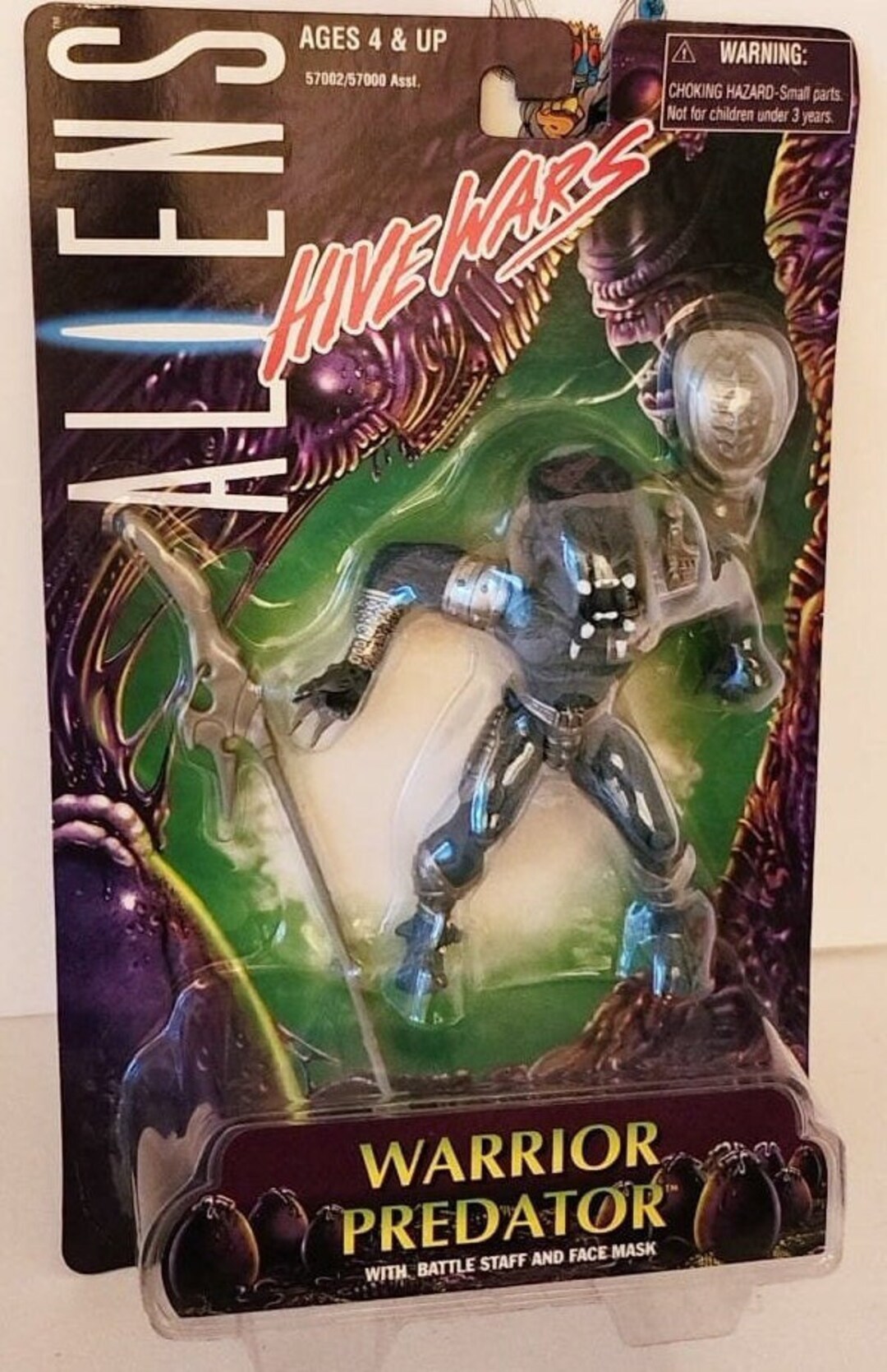 1998 Kenner Aliens Hive Wars Warrior Predator Action Figure New Sealed ...