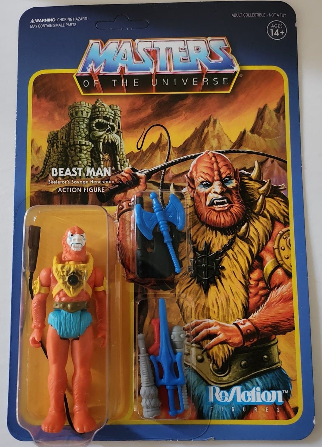 Super7 Masters of the Universe Weapons Pack Beastman Reaction Figure ...