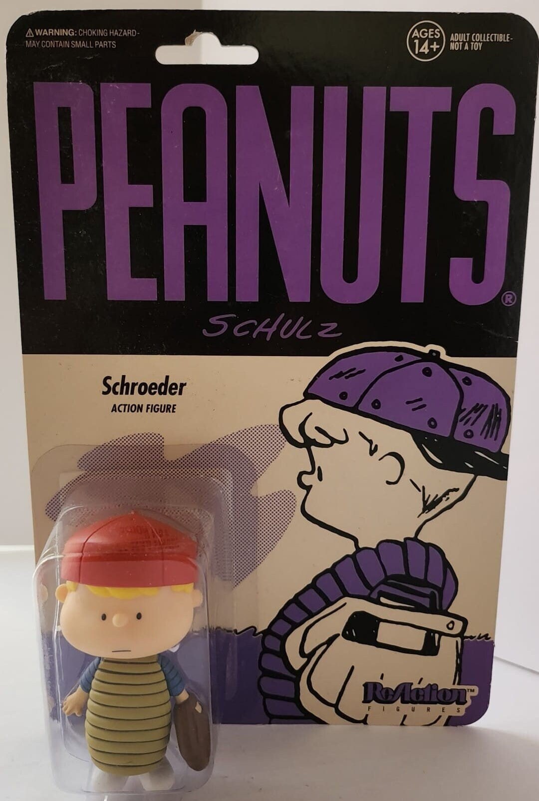 Super7 Peanuts Schroeder Reaction Figure New Sealed Schulz Charlie Brown - Etsy