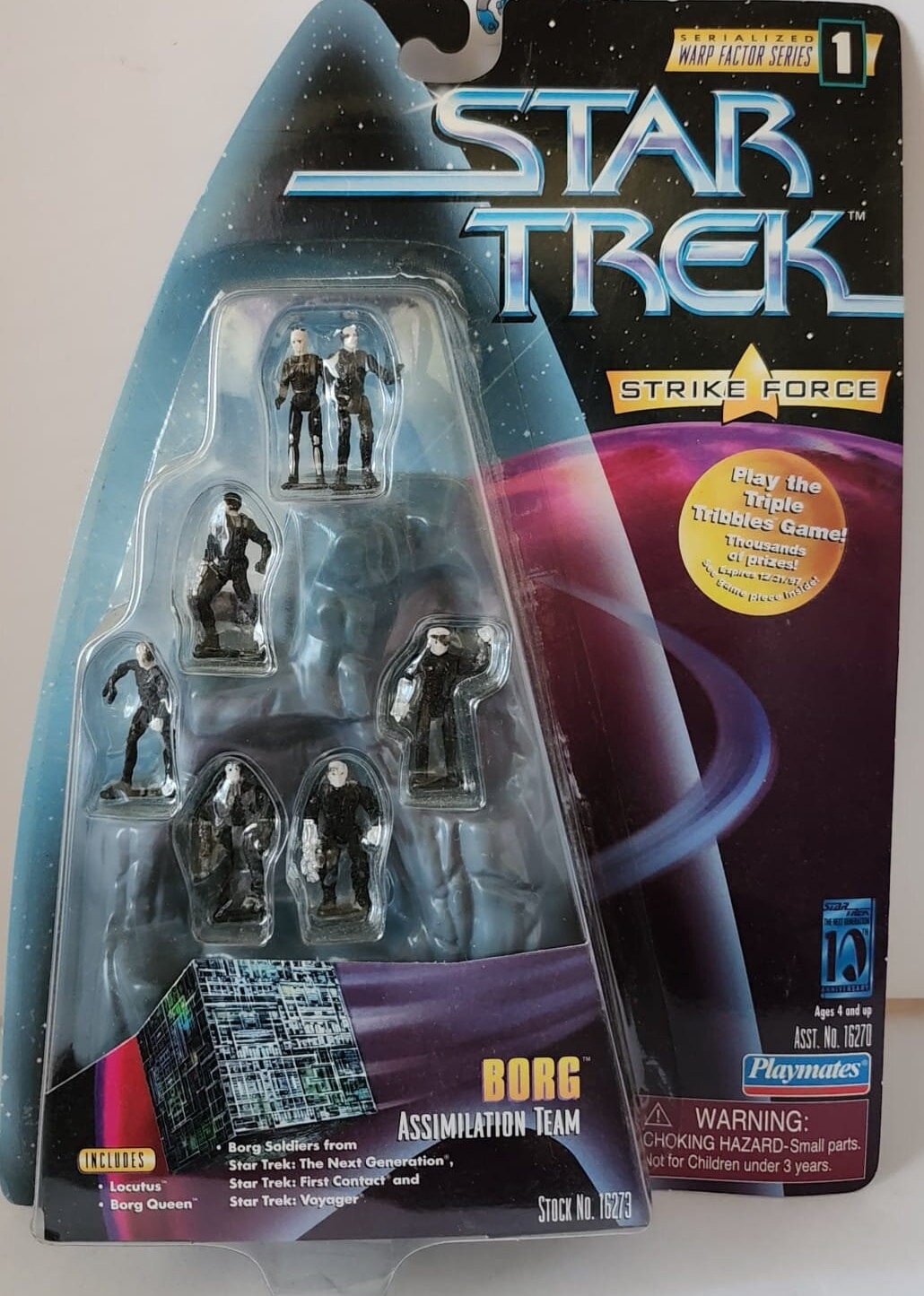 1997 Playmates Star Trek Strike Force Borg Assimilation Team Mini ...