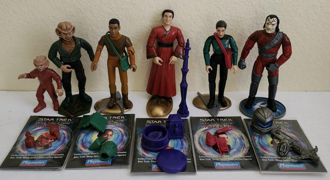 1994 Playmates Toys Star Trek Deep Space Nine Action Figure Lot of 5 ...