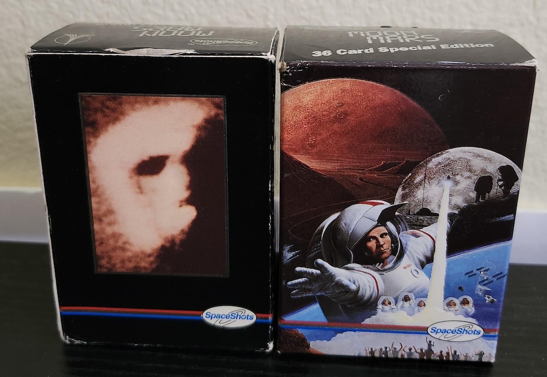 1991 Space Shots Moon Mars Trading Cards New in Box Lot of 2 - Etsy