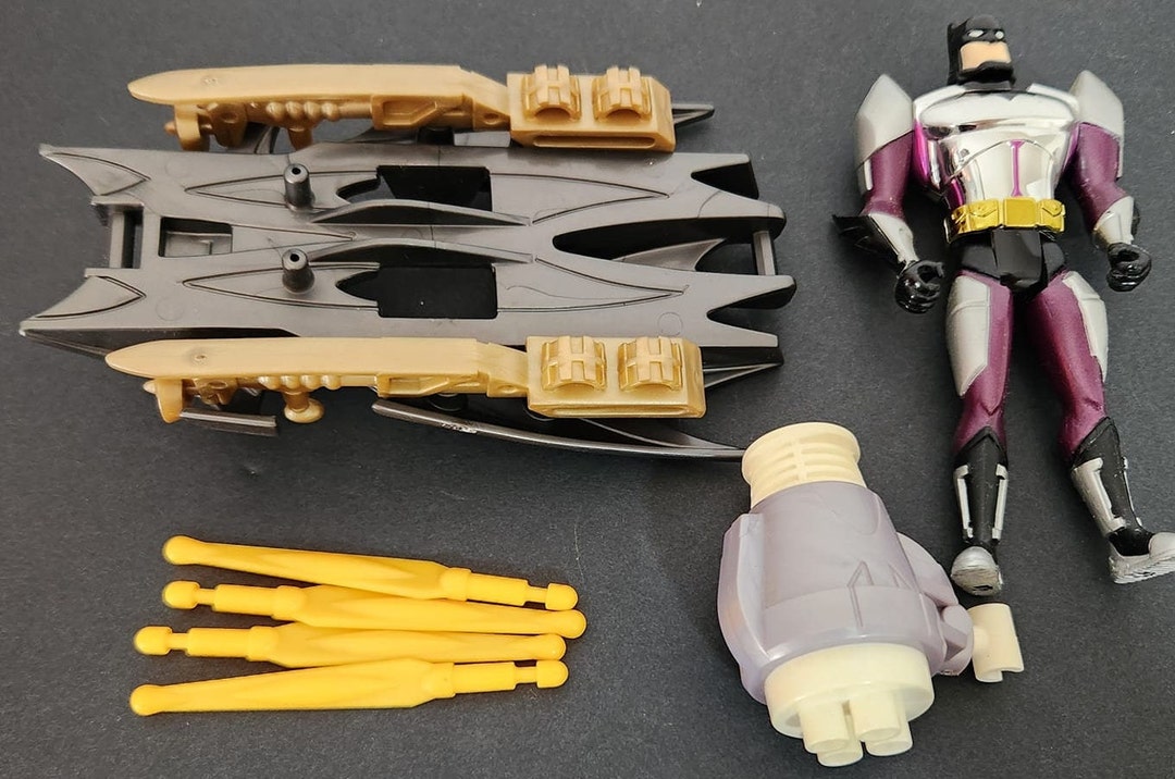 1998 Kenner the New Batman Adventures Silver Defender Batman Action ...