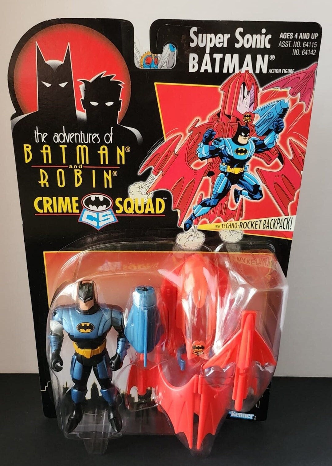 1996 Kenner the Adventures of Batman and Robin Super Sonic Batman ...
