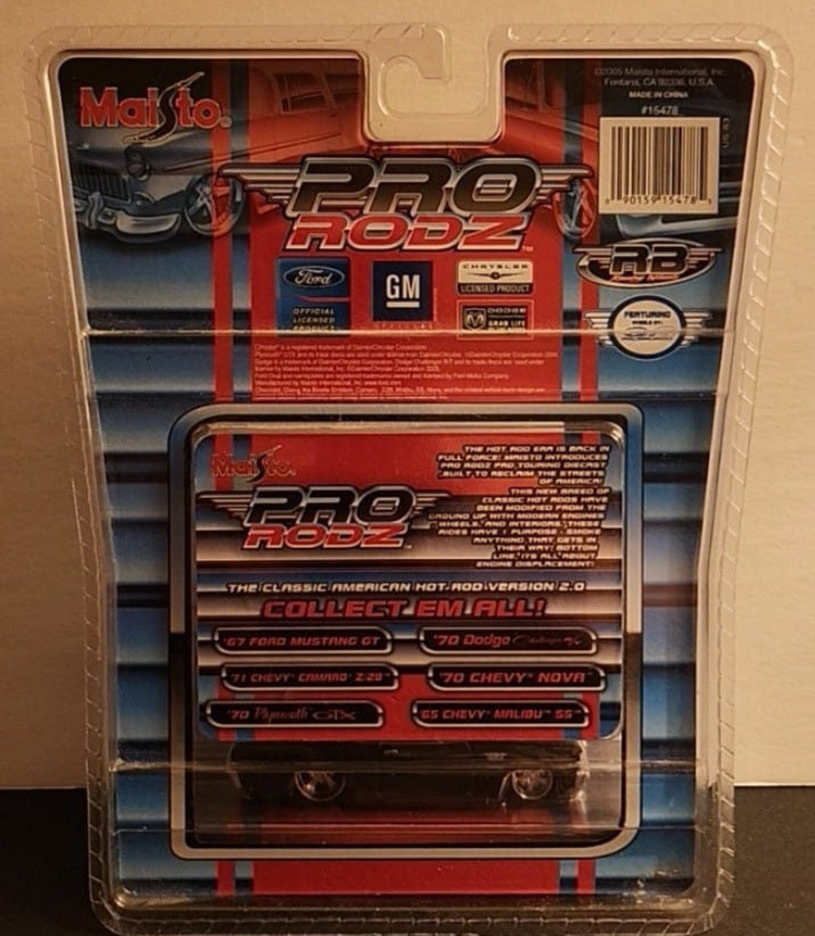 2005 Maisto Pro Rodz 1970 Black Chevy Nova Diecast Car Vehicle New ...