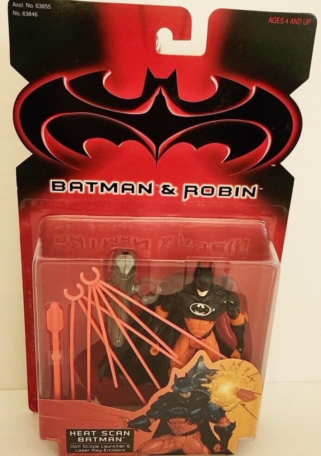 1997 Kenner Batman & Robin Batman and Robin Heat Scan Batman Action ...