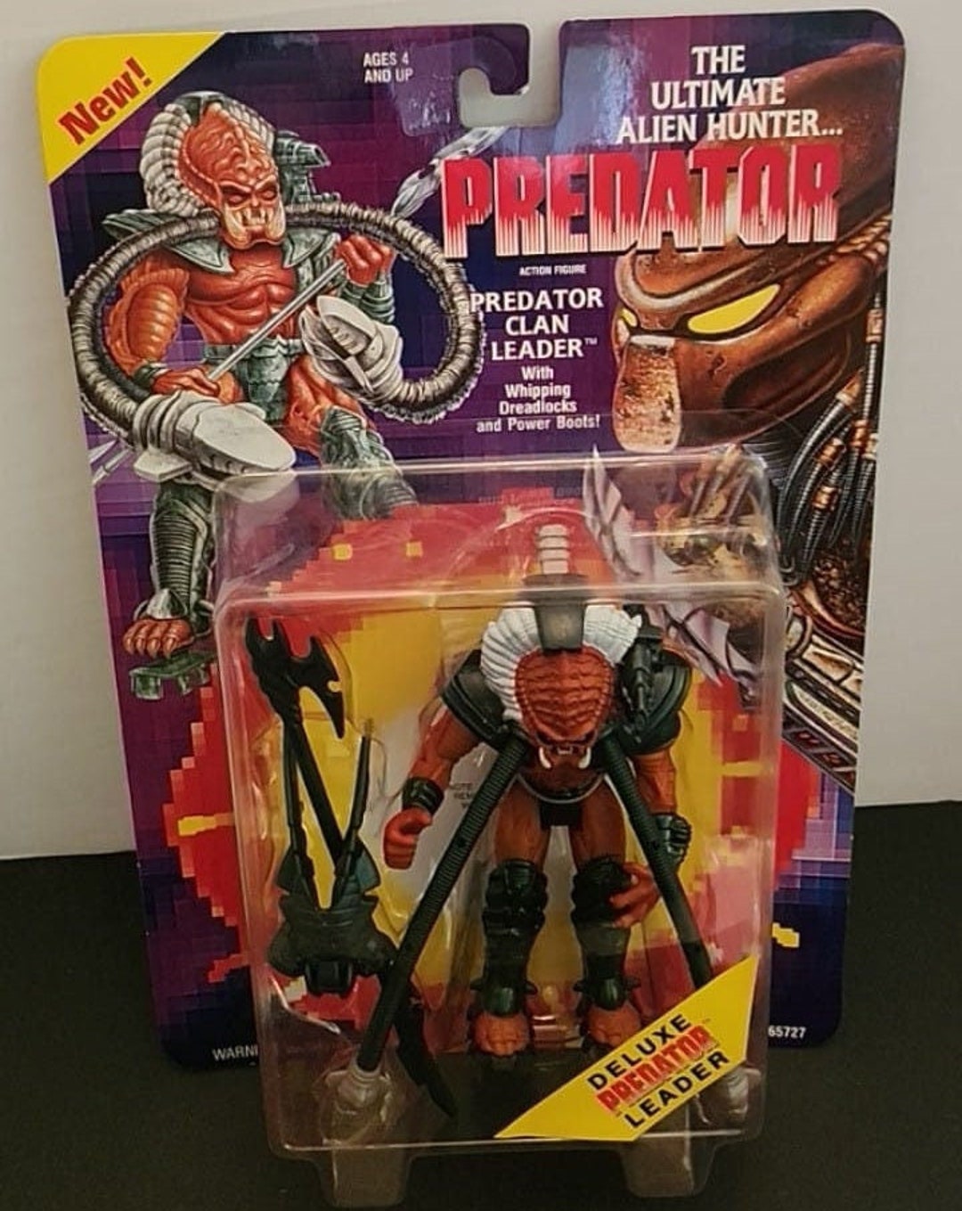 1994 Kenner Predator Clan Leader Predator Action Figure New in Sealed ...