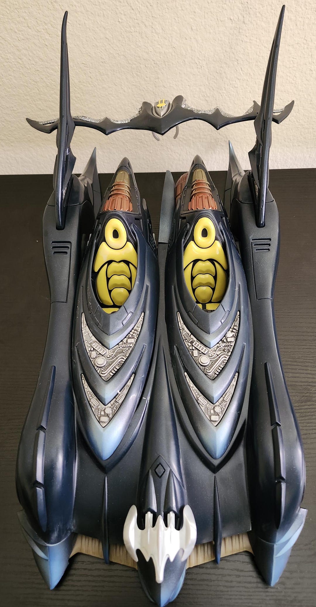2003 Mattel Batman Batmobile With Batcycle 2 in 1 Large Action Figure ...