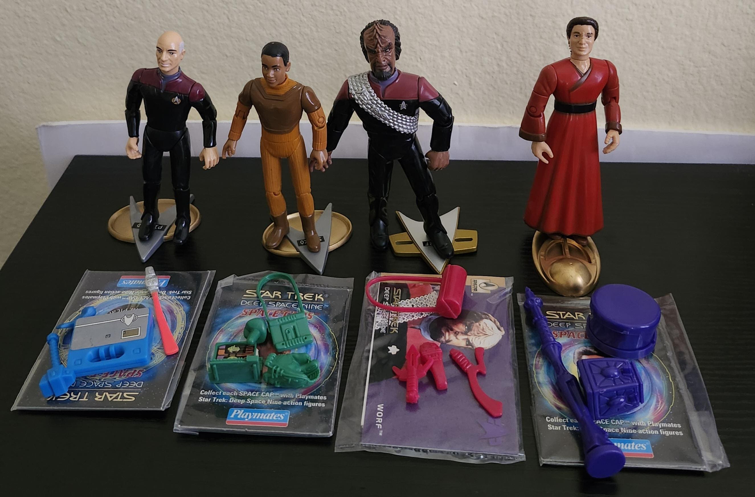 1994 Playmates Toys Star Trek Deep Space Nine Action Figure Lot of 4 ...