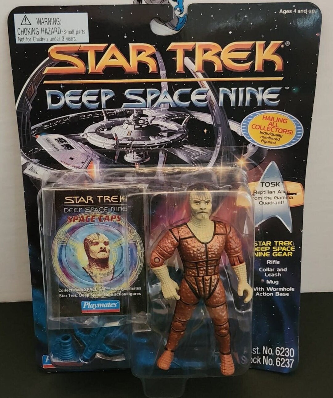 1995 Playmates Toys Star Trek Deep Space Nine Tosk Action Figure New ...