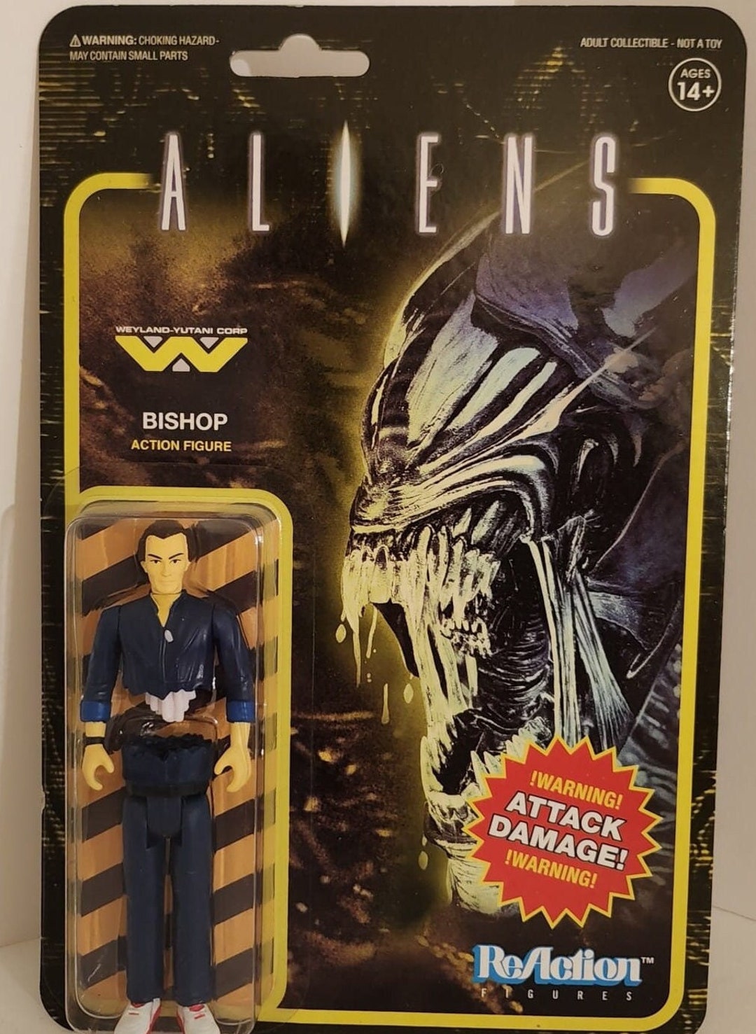 Super7 Aliens the Movie Attack Damage Bishop Reaction Figure - Etsy