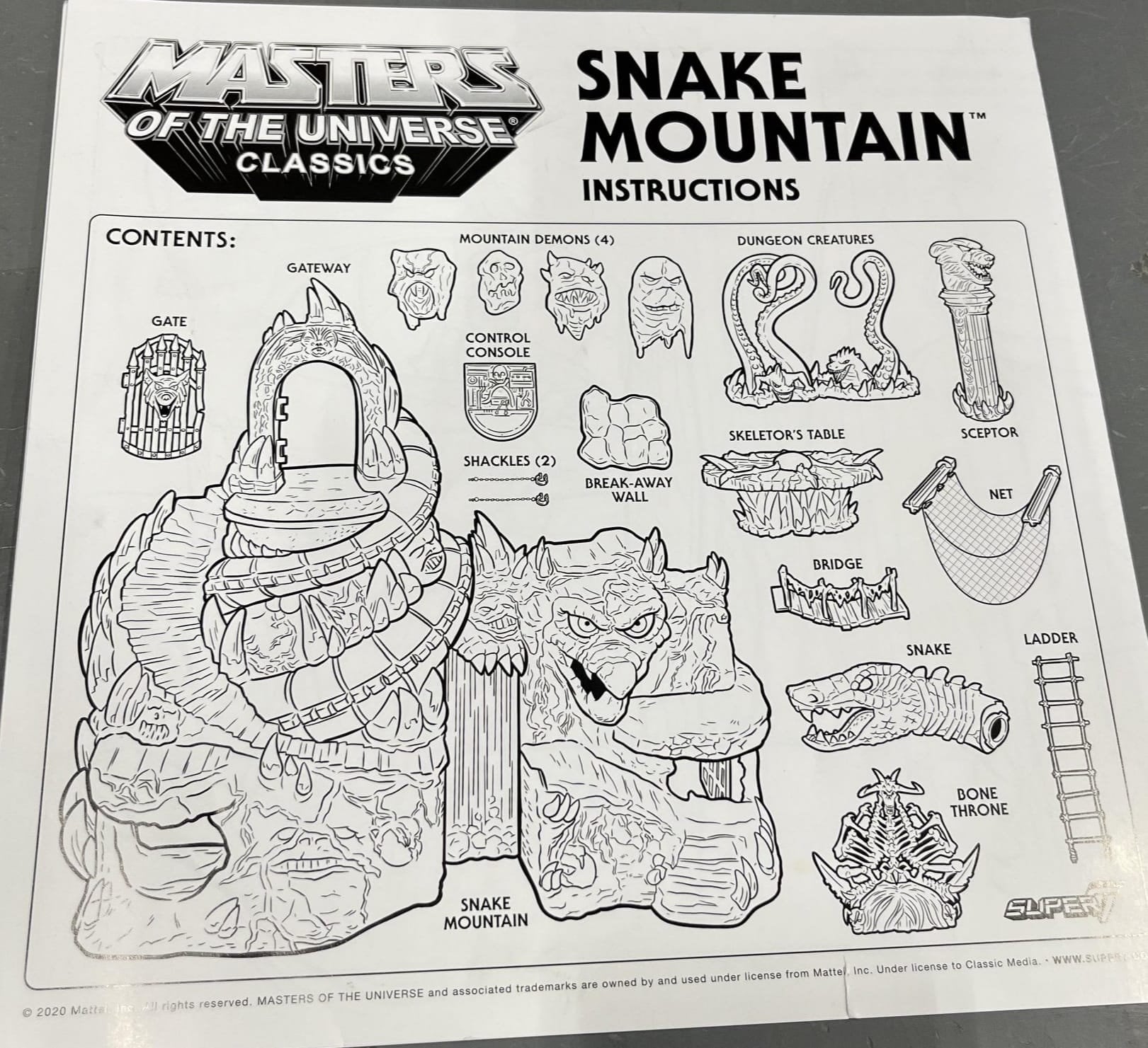 Super7 Masters of the Universe Classics Snake Mountain Poster - Etsy