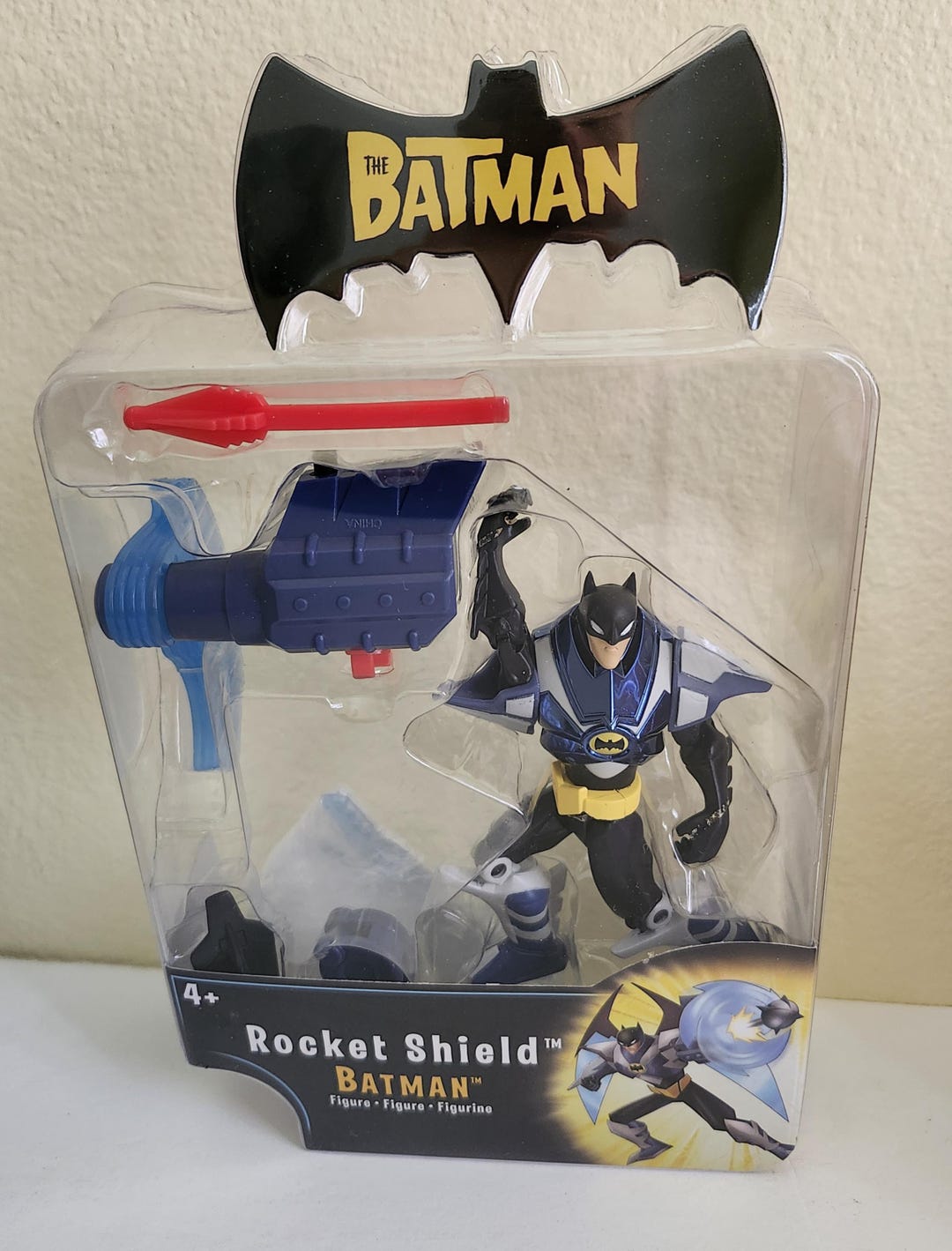 2004 Mattel the Batman Rocket Shield Batman Action Figure New Complete ...