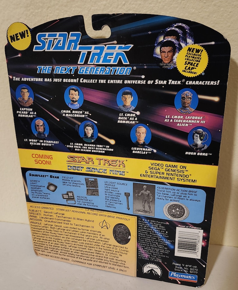 1994 Playmates Toys Star Trek the Next Generation Laforge as a ...