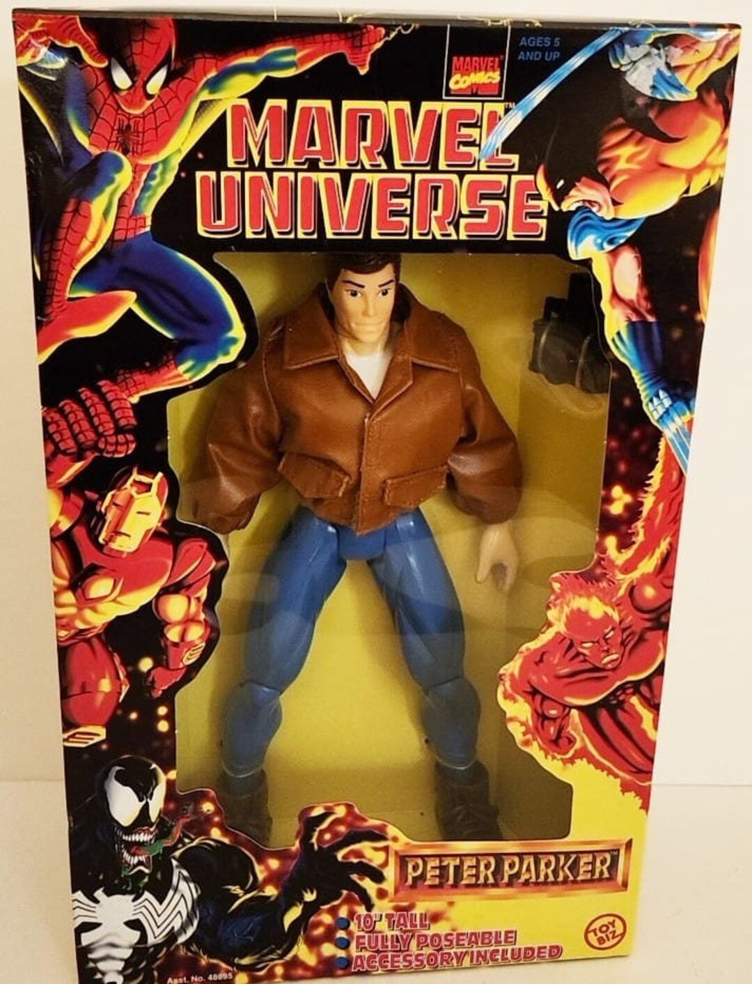 1997 Toy Biz Marvel Universe 10 Inch Peter Parker Action Figure New ...