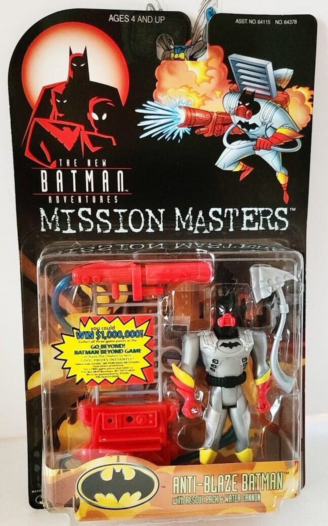1999 Kenner the New Batman Adventures Mission Masters Anti Blaze Batman ...