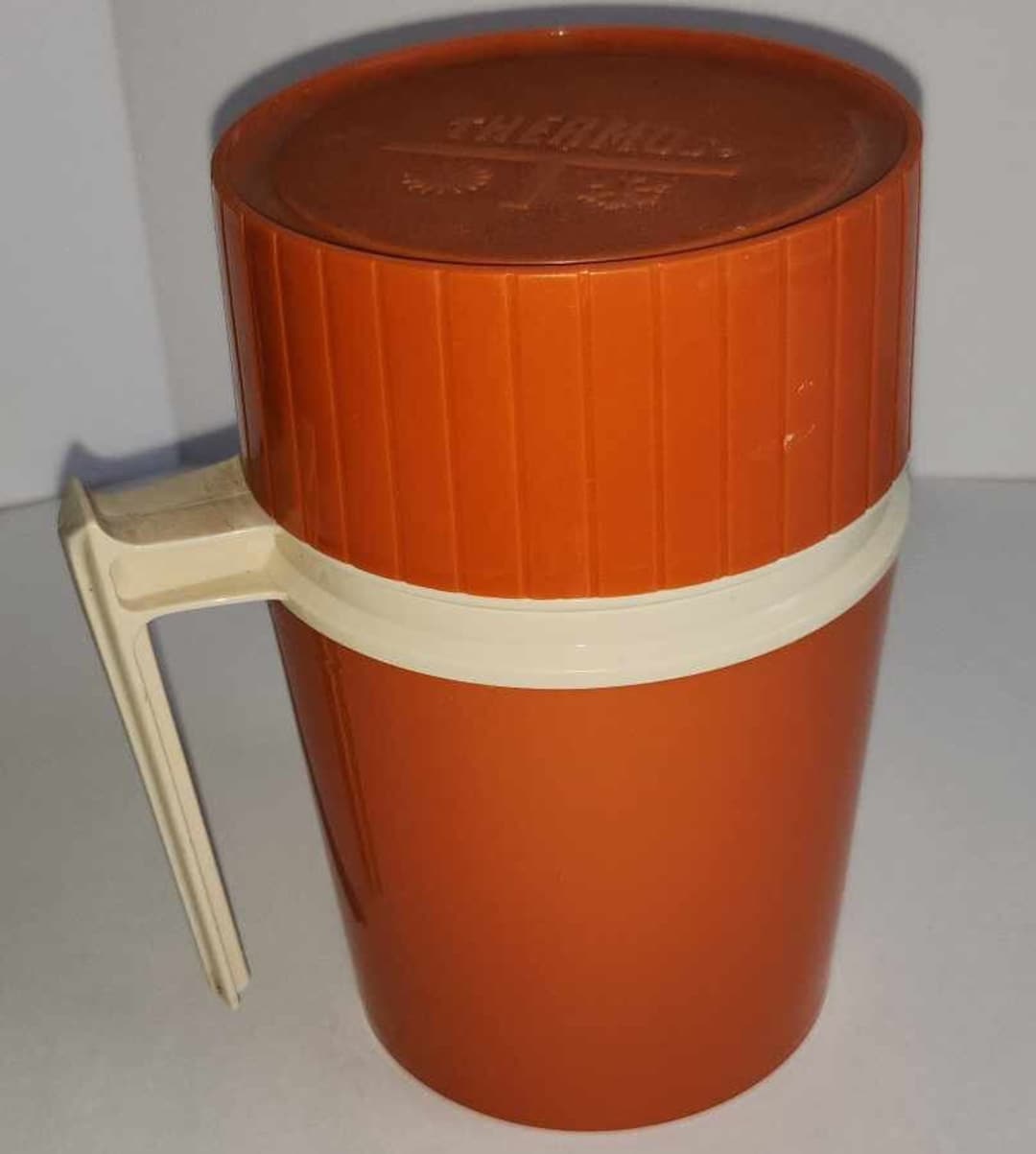 1970s Thermos Plastic Insulated Thermos Wide Mouth 10 Oz Nice Condition ...