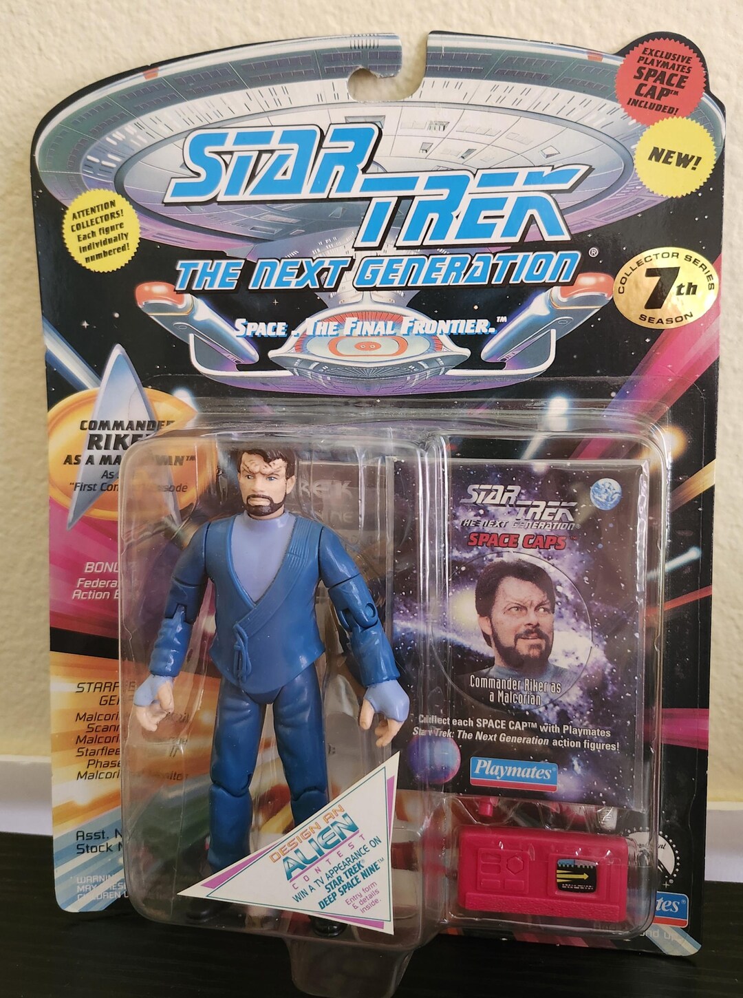 1994 Playmates Toys Star Trek the Next Generation Commander Riker as ...