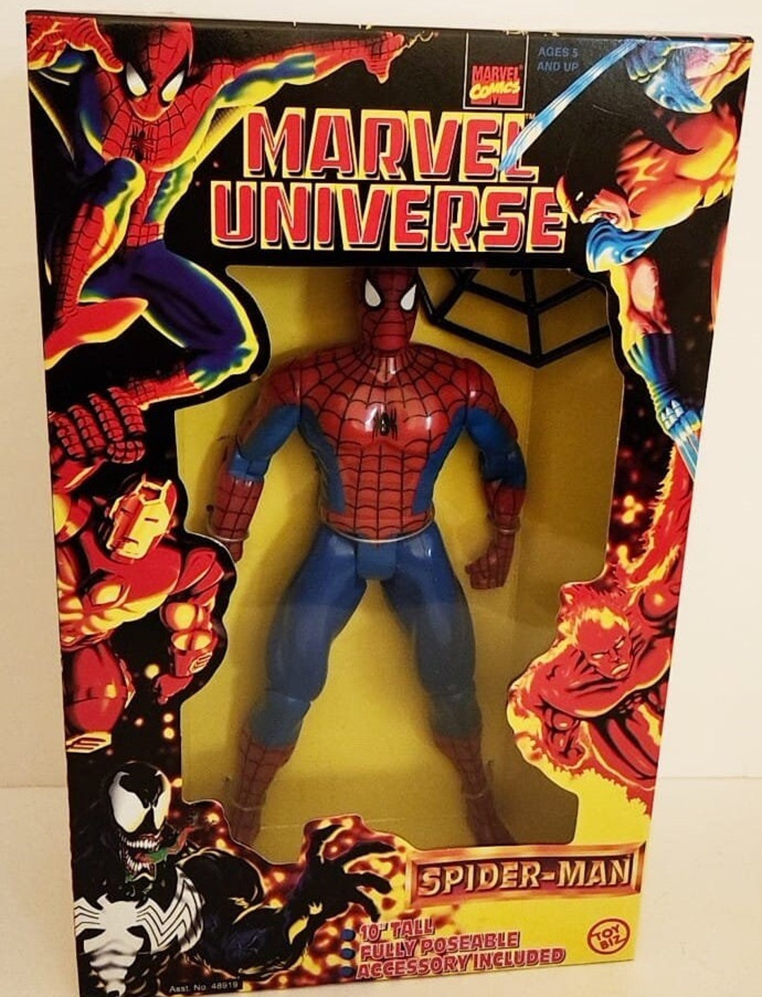 1997 Toy Biz Marvel Universe 10 Inch Spider-man Action Figure New ...