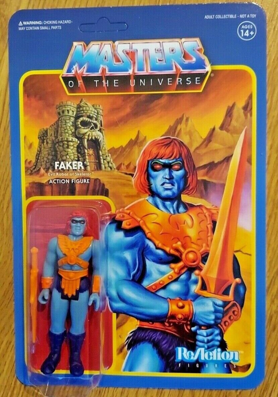 Super7 MOTU Leo Faker Masters of the Universe Reaction Figure New ...