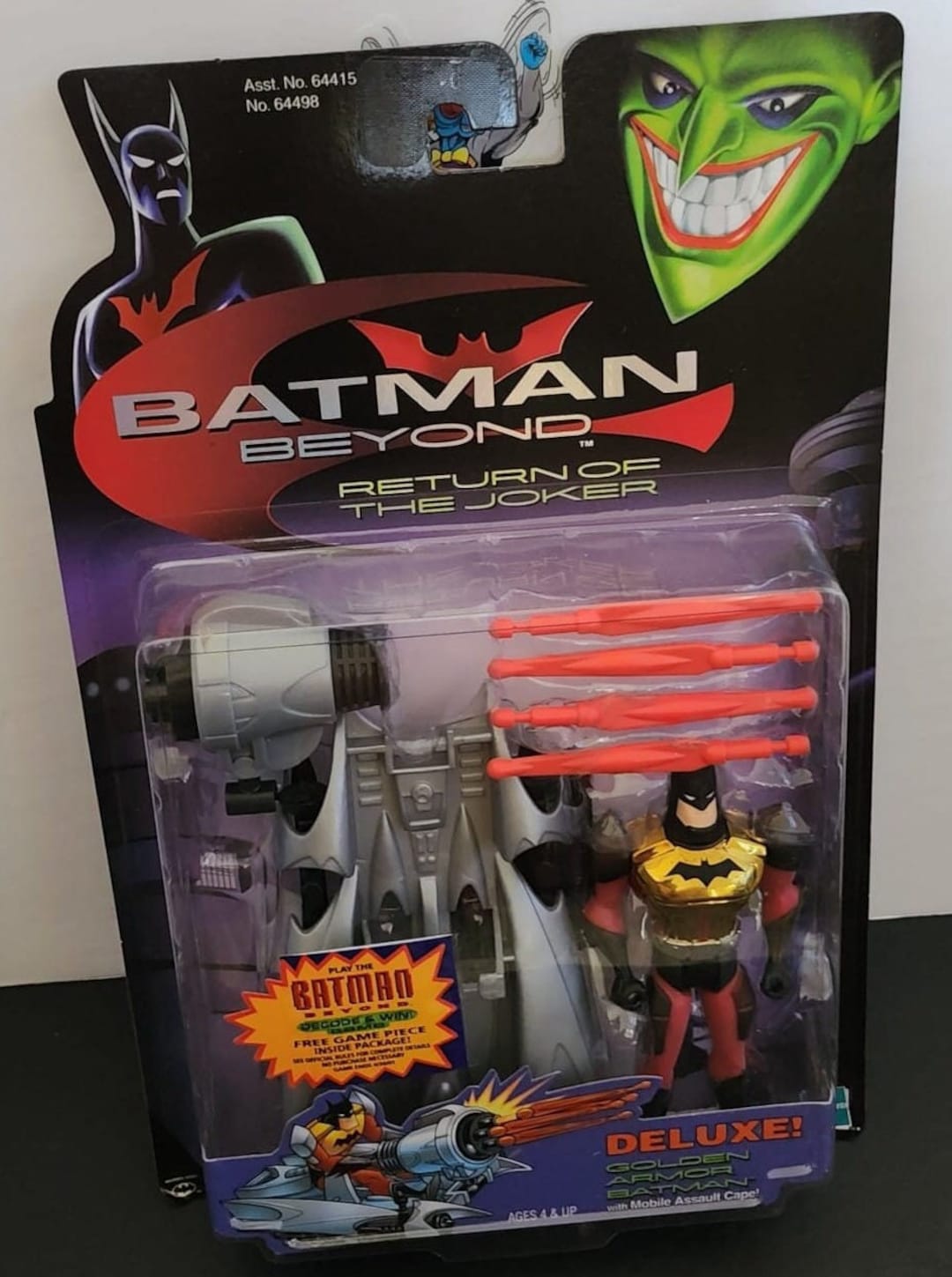 2000 Hasbro Batman Beyond Return of the Joker Golden Armor Batman ...