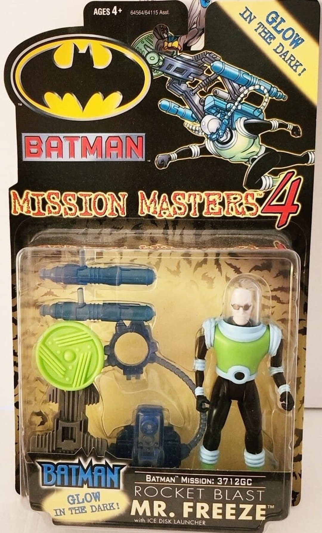 2001 Hasbro Batman Mission Masters 4 Rocket Blast Mr Freeze Action ...